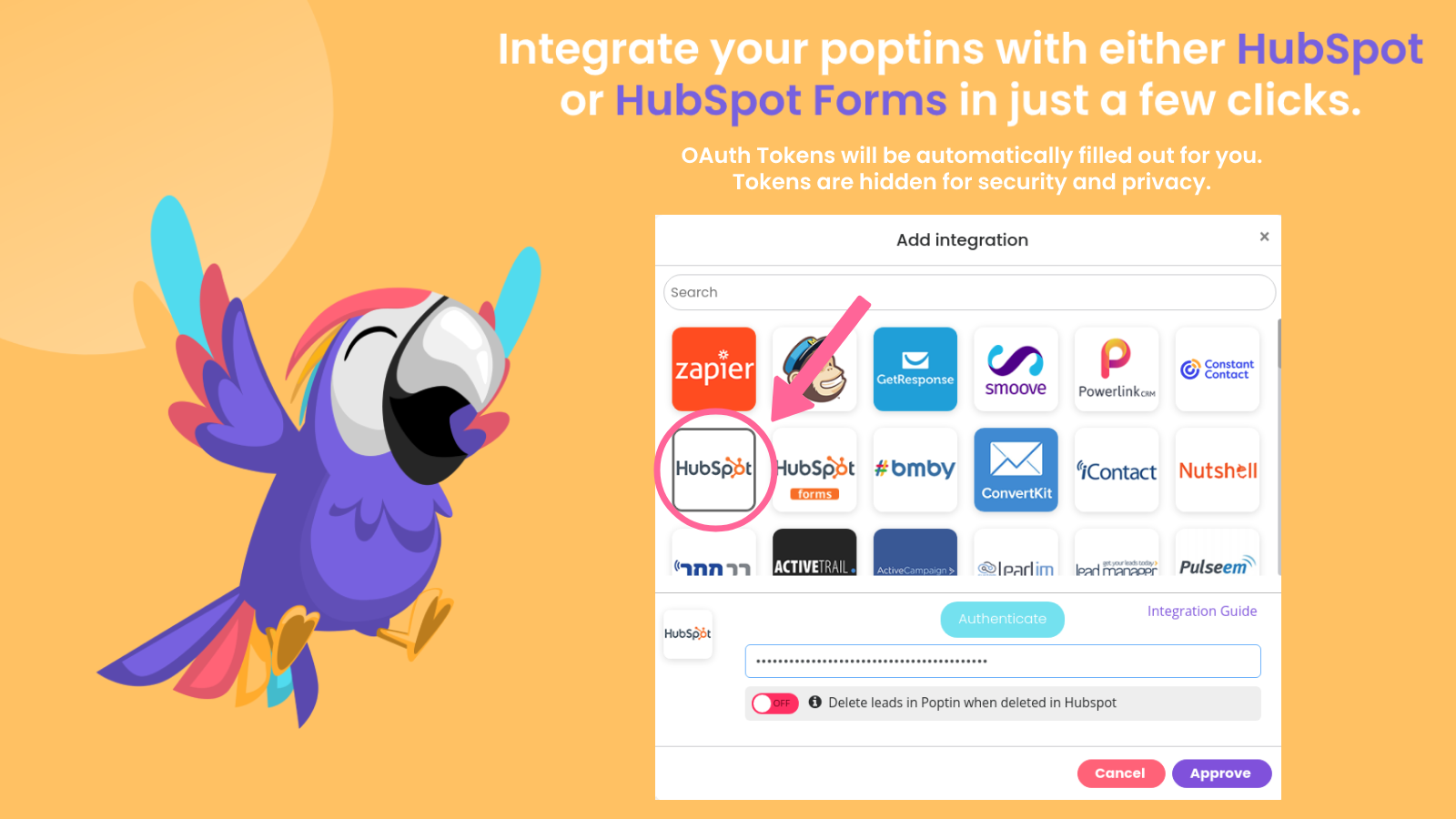 Poptin - Pop Ups and Forms HubSpot Integration | Connect Them Today